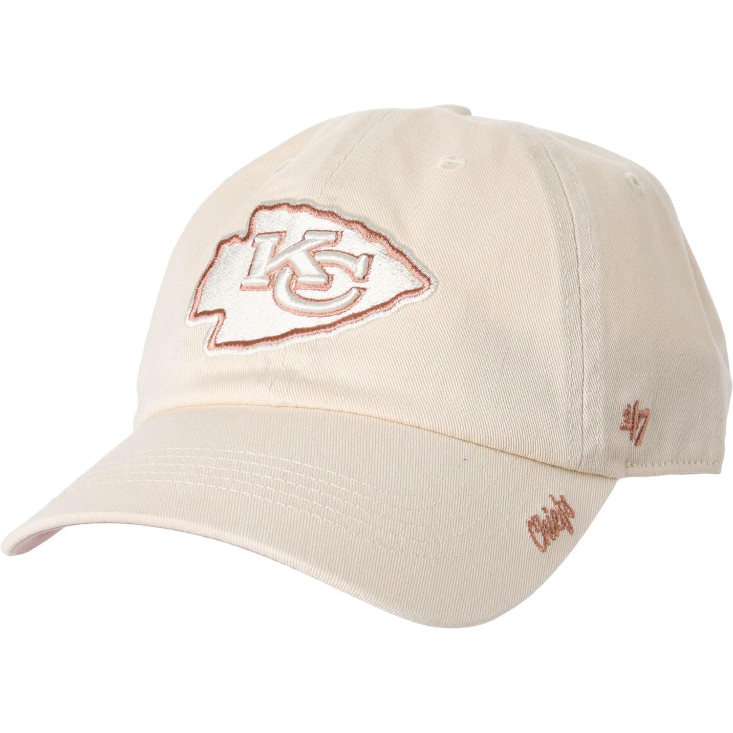 47 BRAND Kansas City Chiefs Ballpark Cheer 47 Clean Up Baseball Cap ...