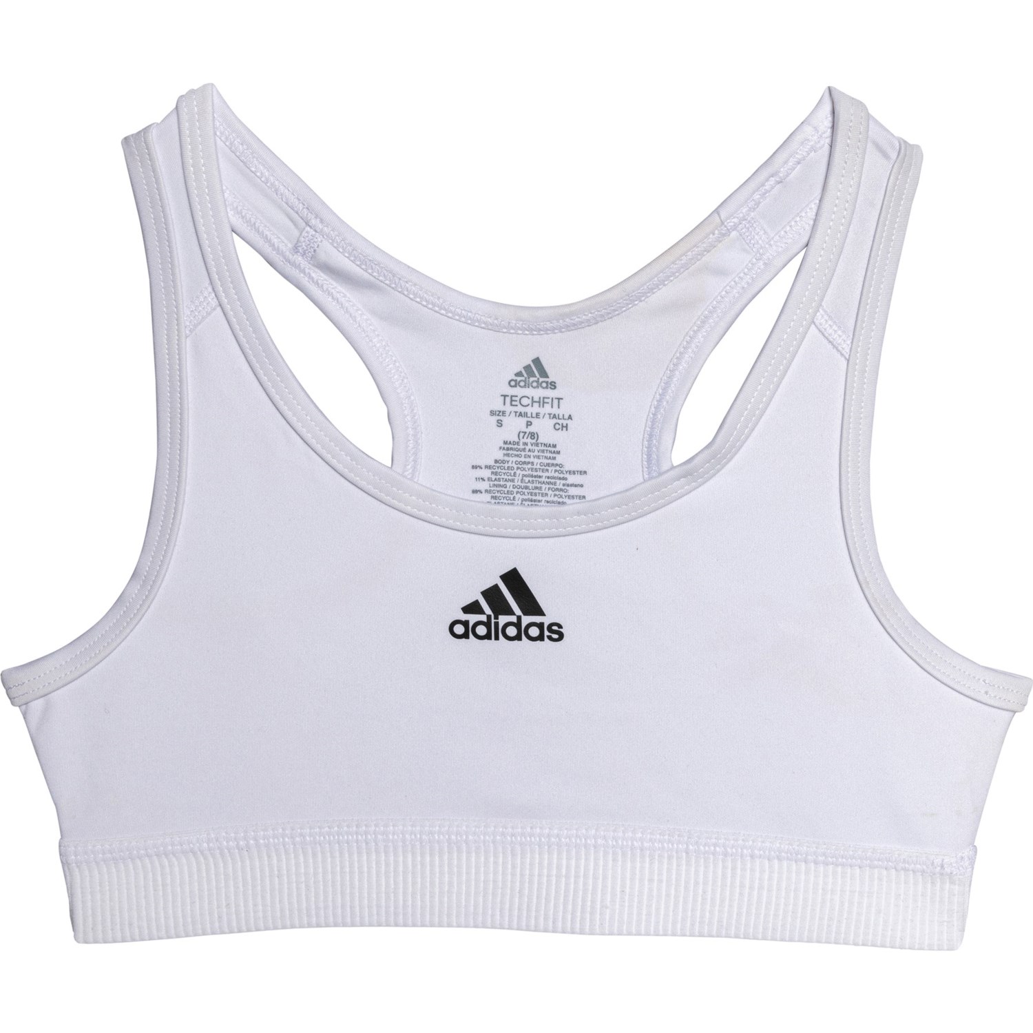 adidas Big Girls Techfit® Sports Bra - Low Impact - Save 65%