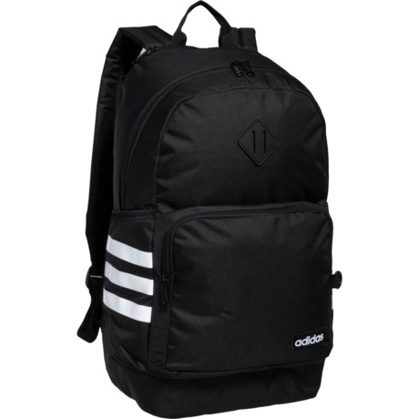 adidas Classic 3S 4 Backpack - Black-White - Save 31%