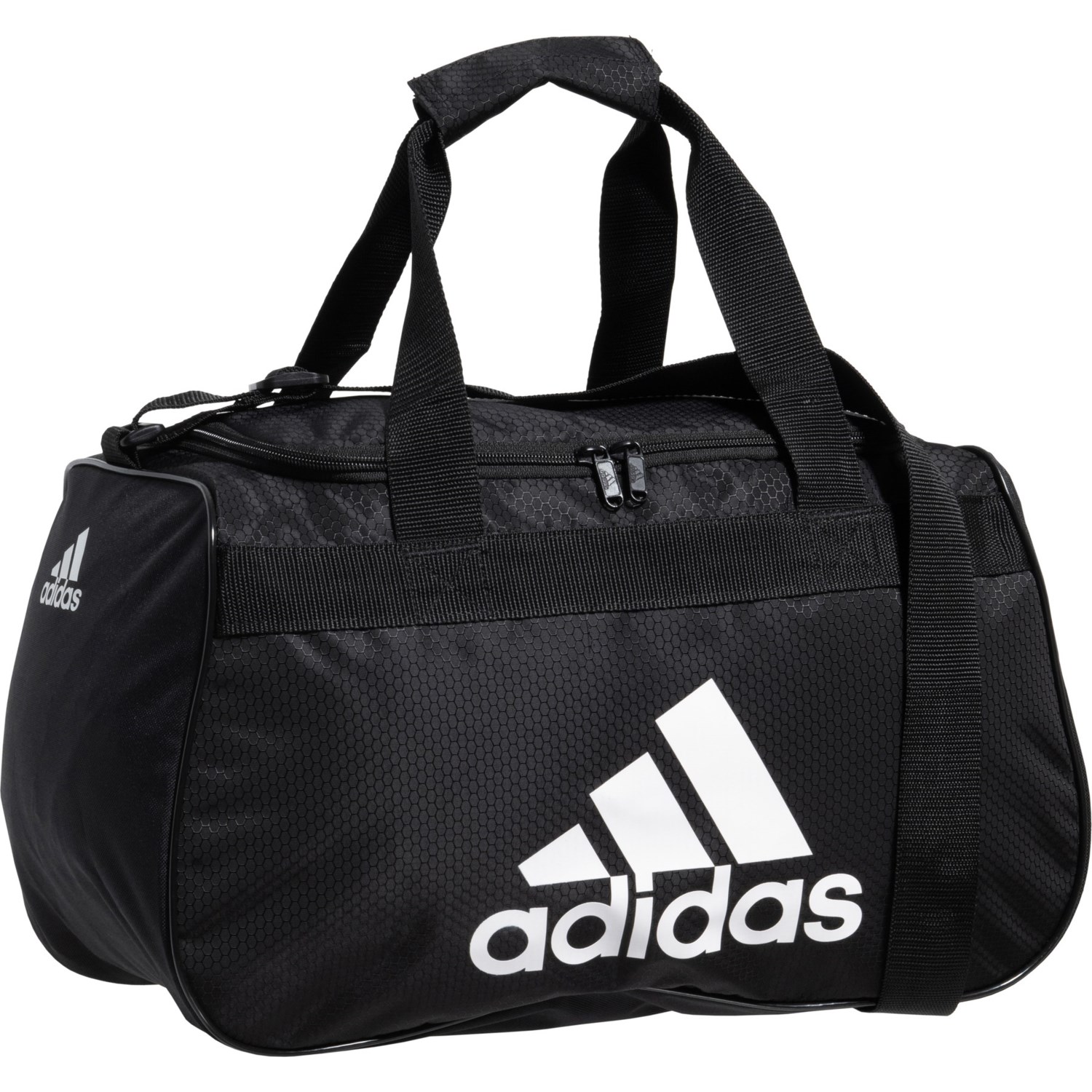 adidas Diablo II Hex Small Duffel Bag - Black-White - Save 35%