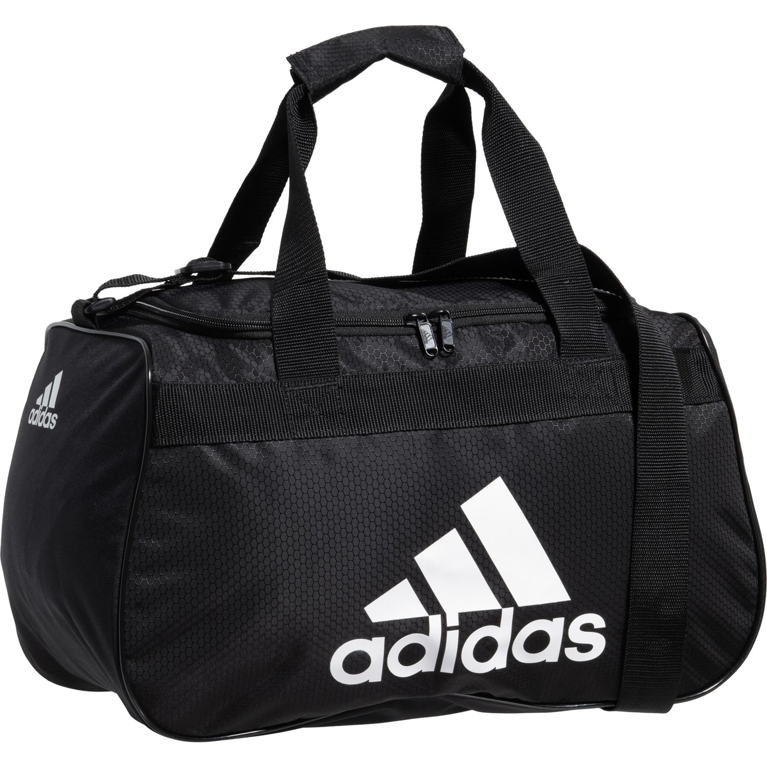 adidas Diablo II Hex Small Duffel Bag - Black-White - Save 35%
