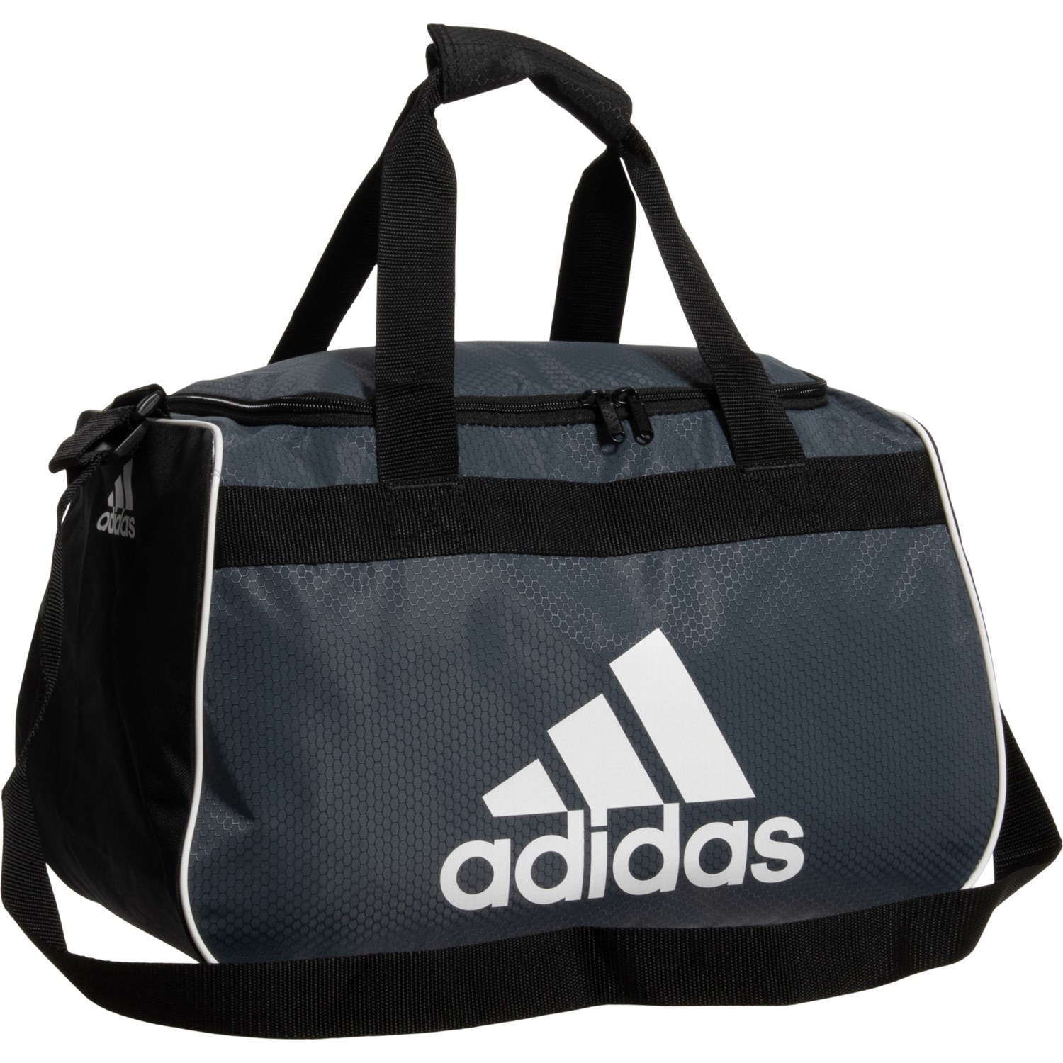 adidas Diablo II Small Duffel Bag - Onix Grey-Black-White - Save 31%