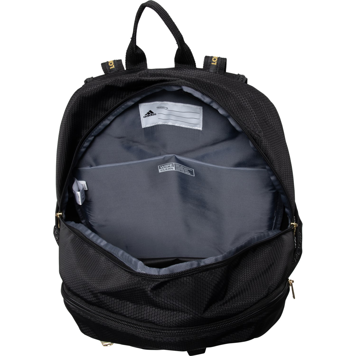 adidas Excel 6 Backpack - Black-Gold Metallic - Save 30%