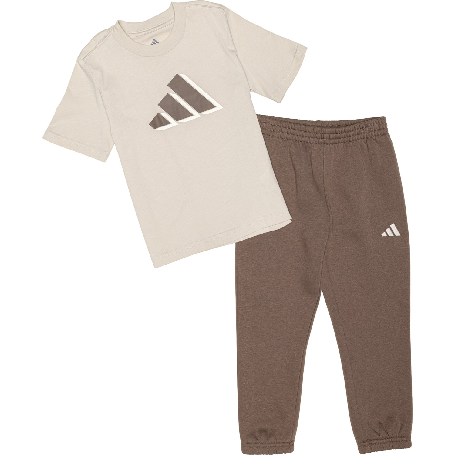 adidas Little Boys T-Shirt and Joggers Set - Short Sleeve - Save 54%