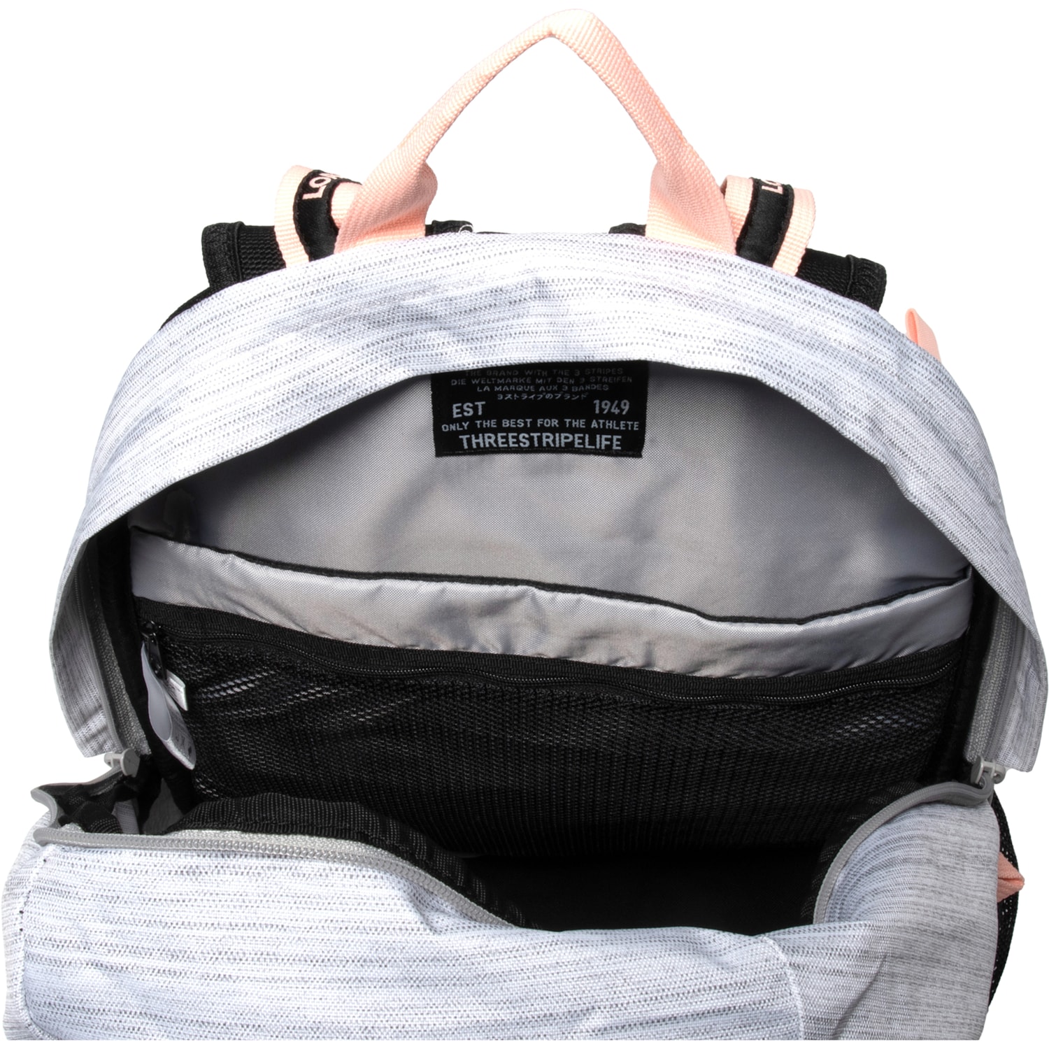 adidas Ultimate ID Backpack - White-Haze Coral-Grey - Save 31%