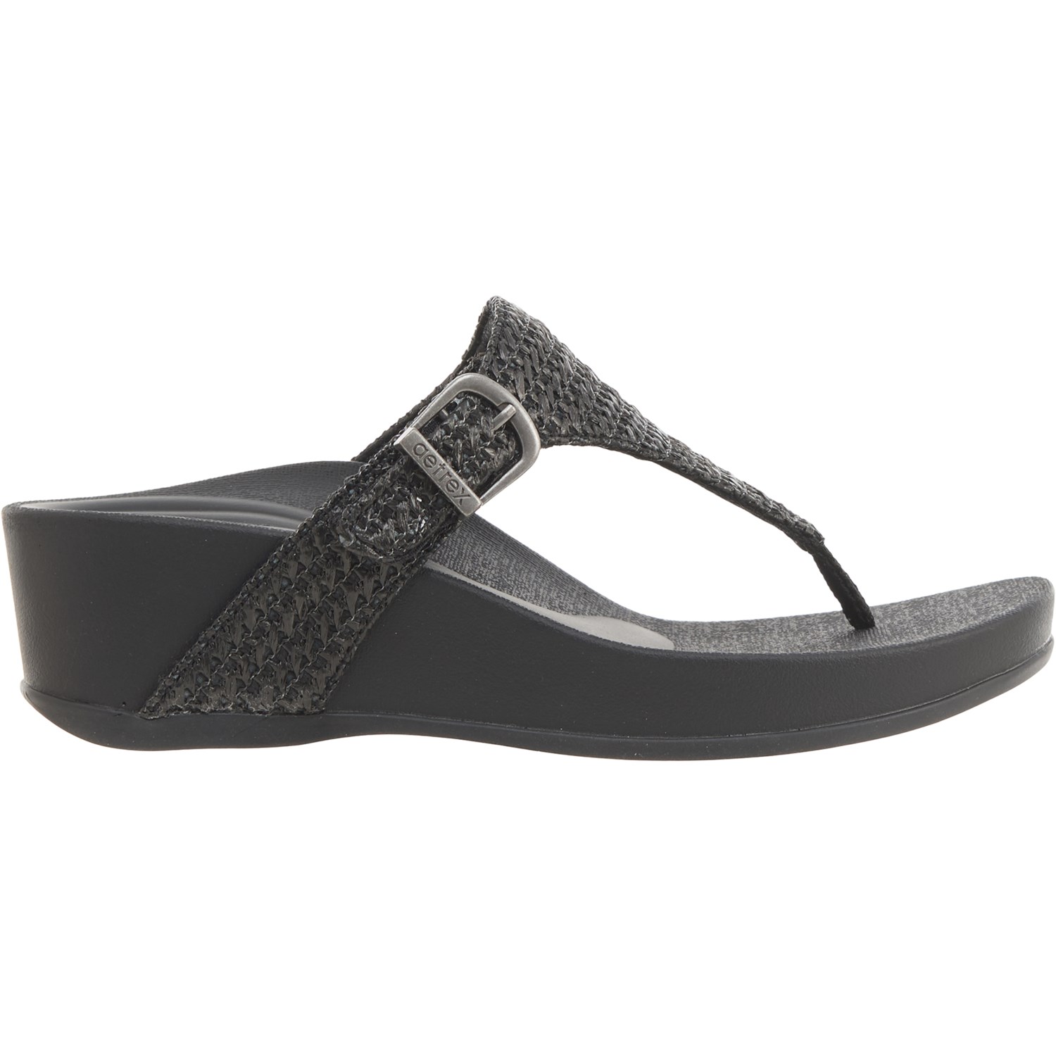 Aetrex Kate Woven Wedge Sandals (For Women) - Save 28%