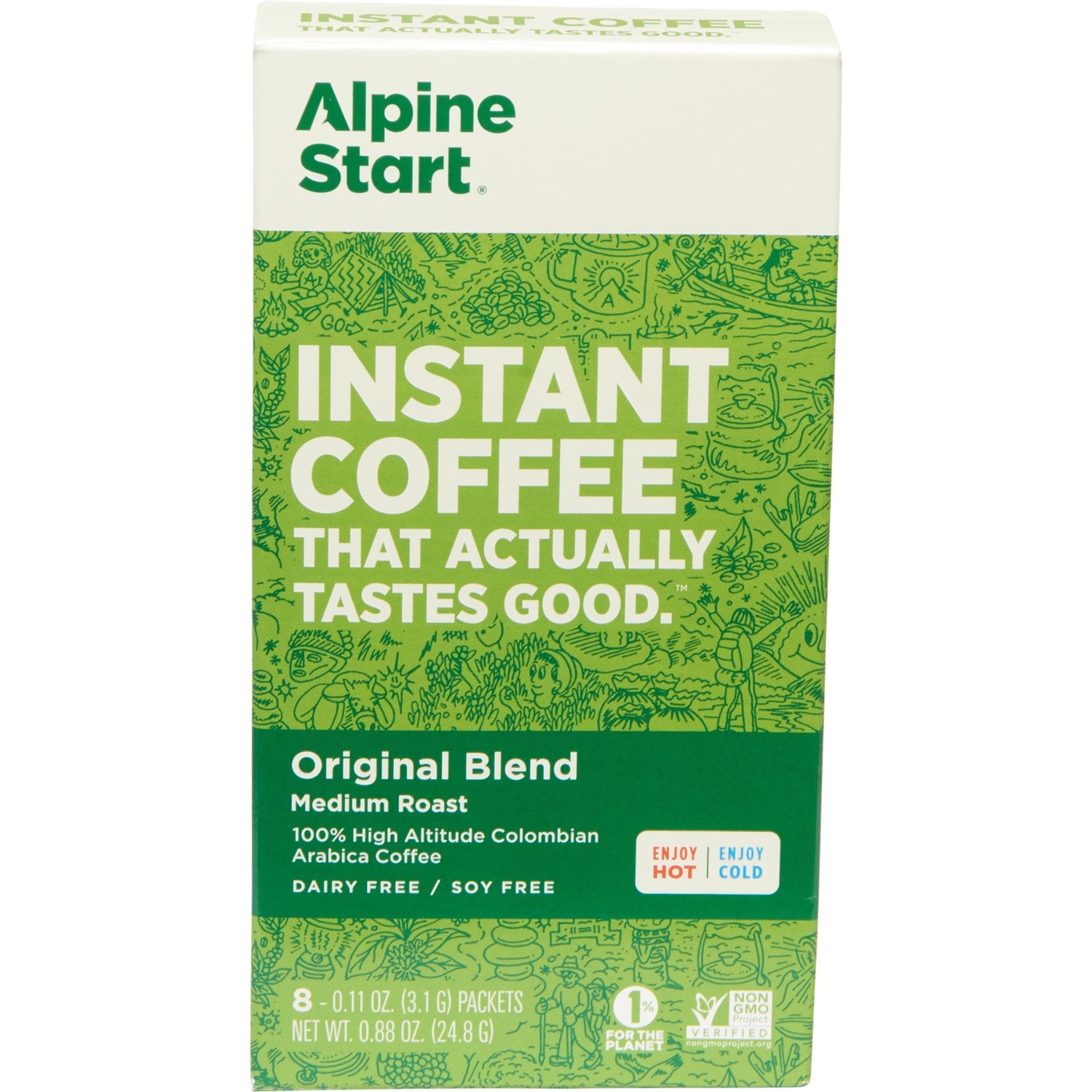 Alpine Start Original Blend Instant Coffee - 8-Count - Save 25%