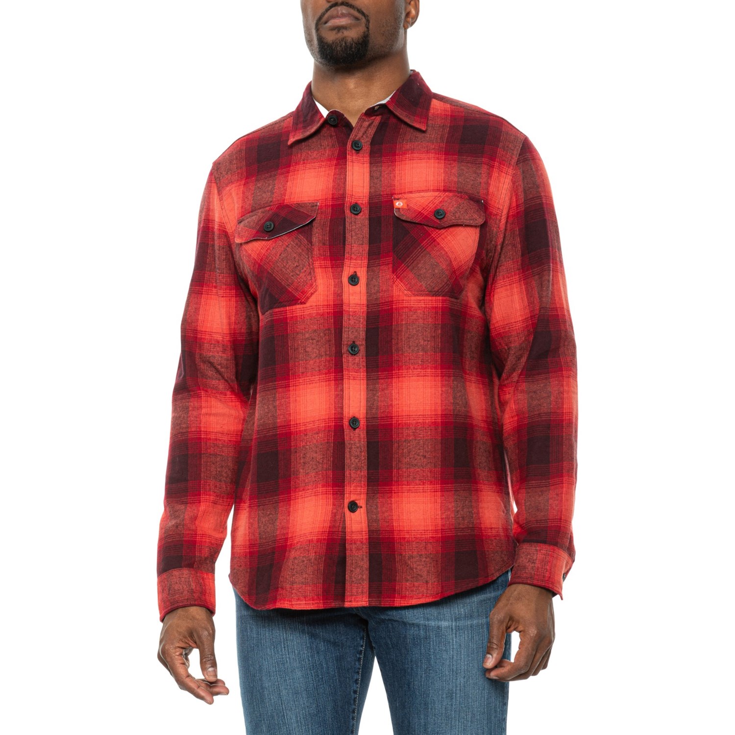 American Outdoorsman 190 gsm CVC Cotton Flannel Shirt - Long Sleeve ...