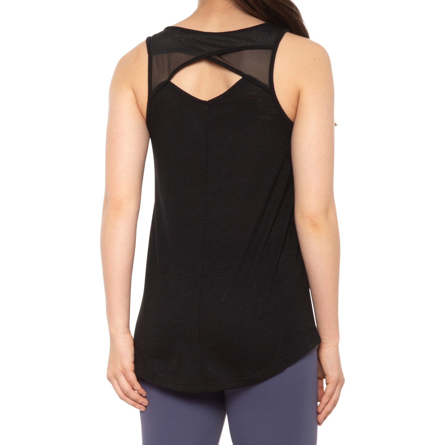 Apana Mesh Cross-Back Wave Tank Top (For Women) - Save 33%
