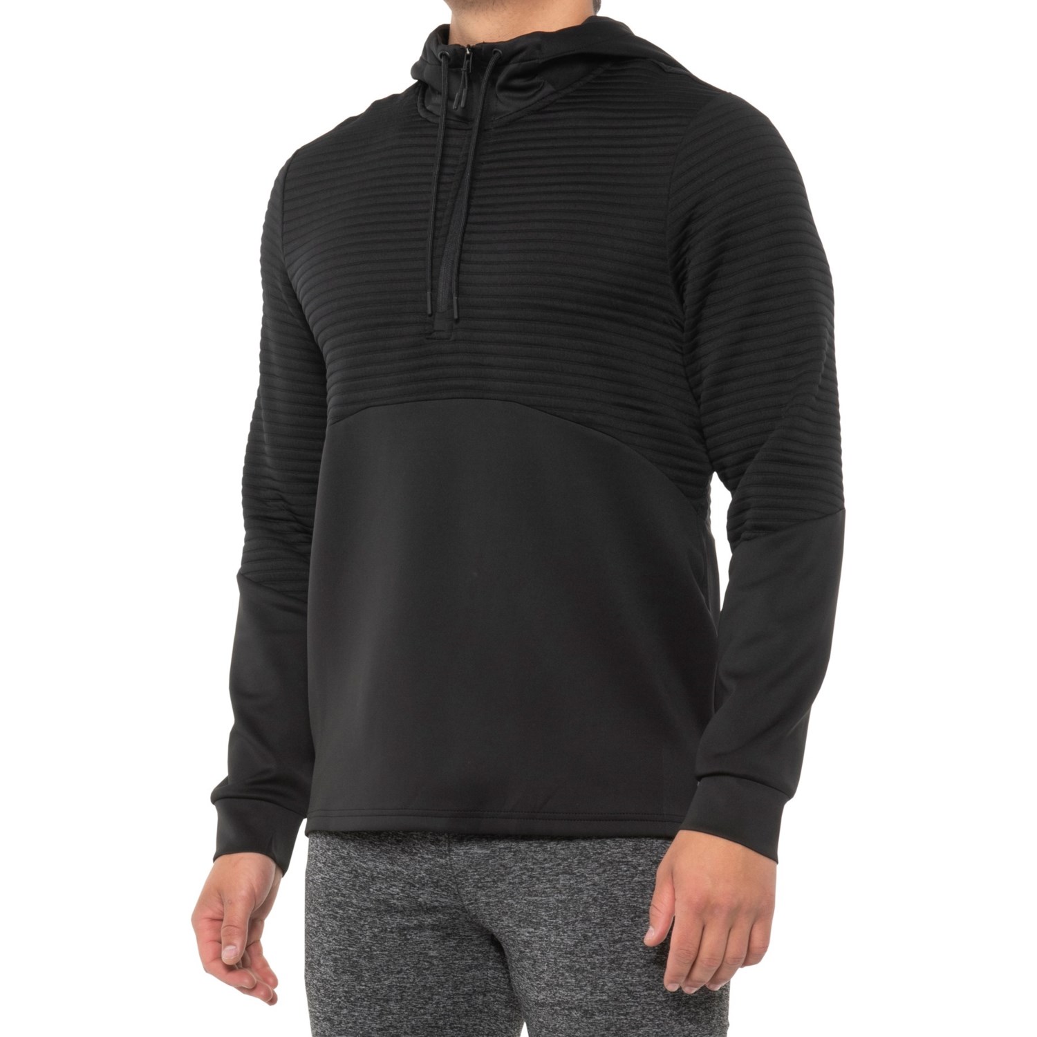 Apana Textured Ottoman Knit Hoodie (For Men) - Save 28%