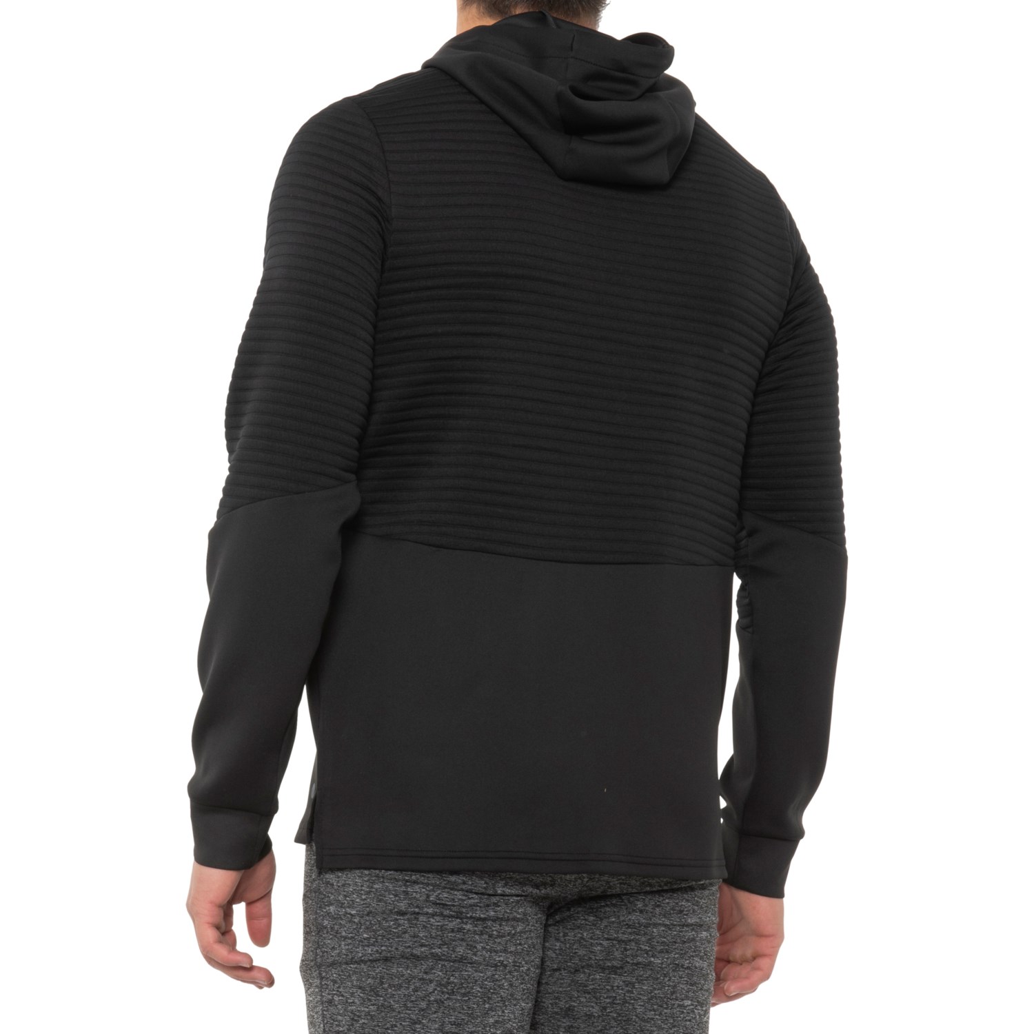 Apana Textured Ottoman Knit Hoodie (For Men) - Save 28%