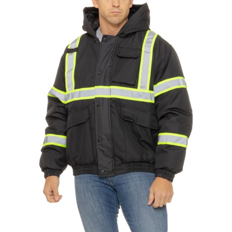 Arctic Quest High Visibility Bomber Jacket - Insulated - Save 50%