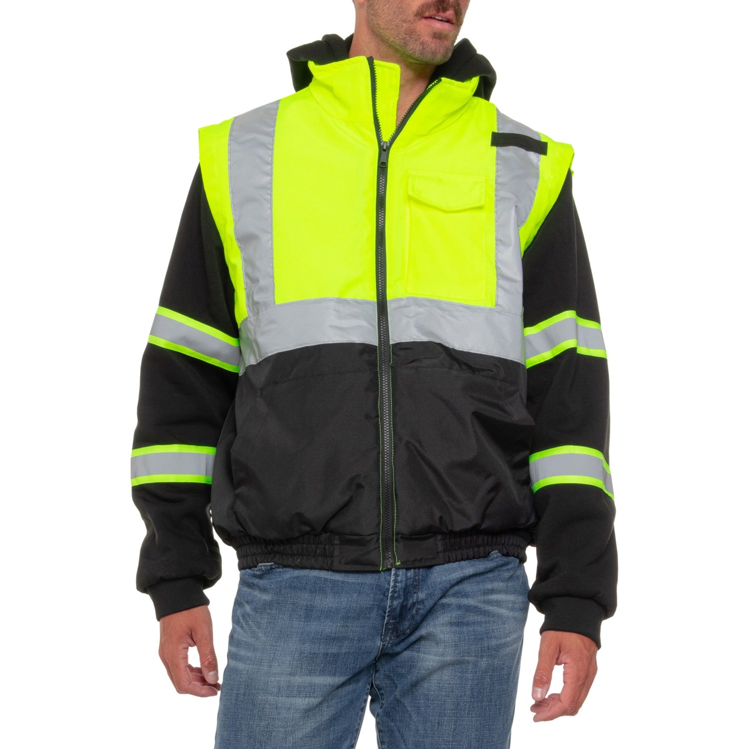 Arctic Quest High Visibility Bomber Jacket - Insulated - Save 22%