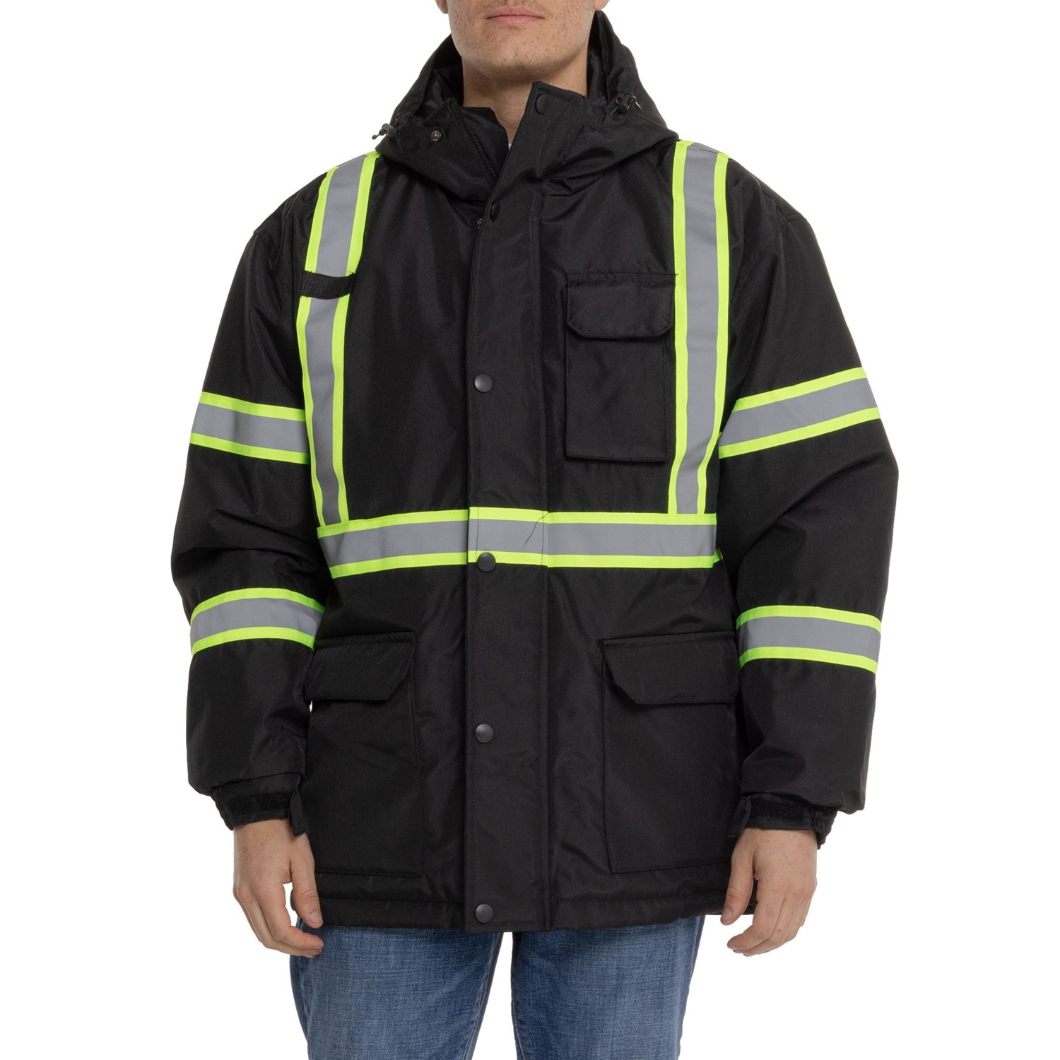 Arctic Quest High Visibility Utility Parka- Insulated - Save 50%