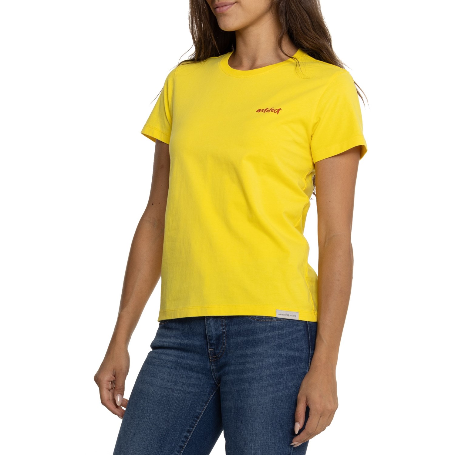 ARTILECT Script T-Shirt - Organic Cotton, Short Sleeve - Save 62%