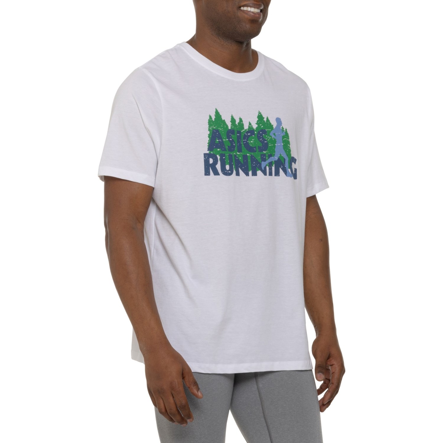 ASICS Evergreen Trail Run T-Shirt - Short Sleeve - Save 70%
