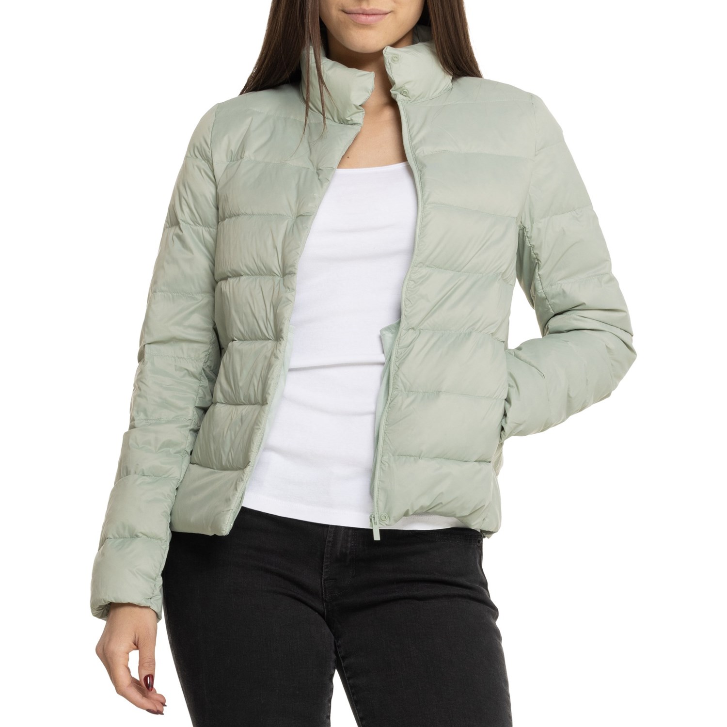 Aspen Lightweight Down-Blend Short Packable Jacket - Insulated - Save 61%