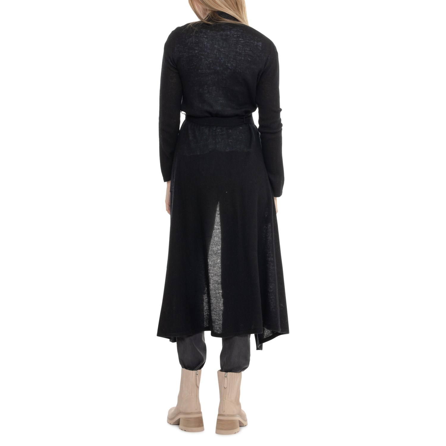 (取寄) アスペン ロング ローブ - カシミヤ, ロング スリーブ Aspen Long Robe - Cashmere, Long Sleeve  Onyx Black Aspen Long Robe - Cashmere, Long Sleeve - Save 56%