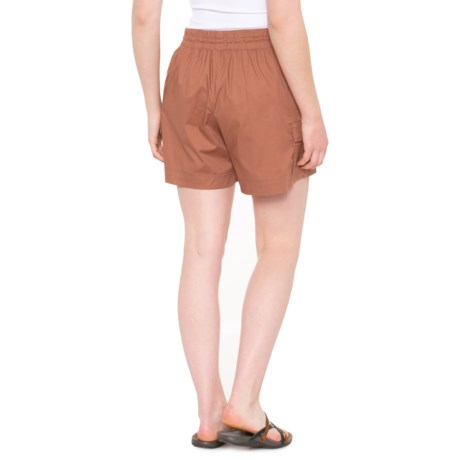 Aspen Solid Cotton Ripstop Cargo Shorts (For Women) - Save 42%