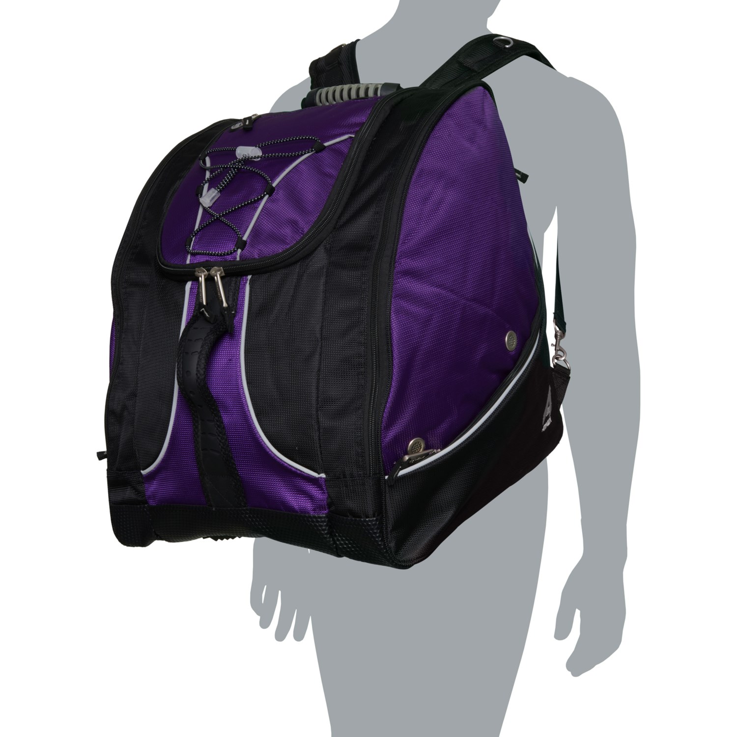 Athalon Everything Boot Bag - Purple-Black - Save 51%