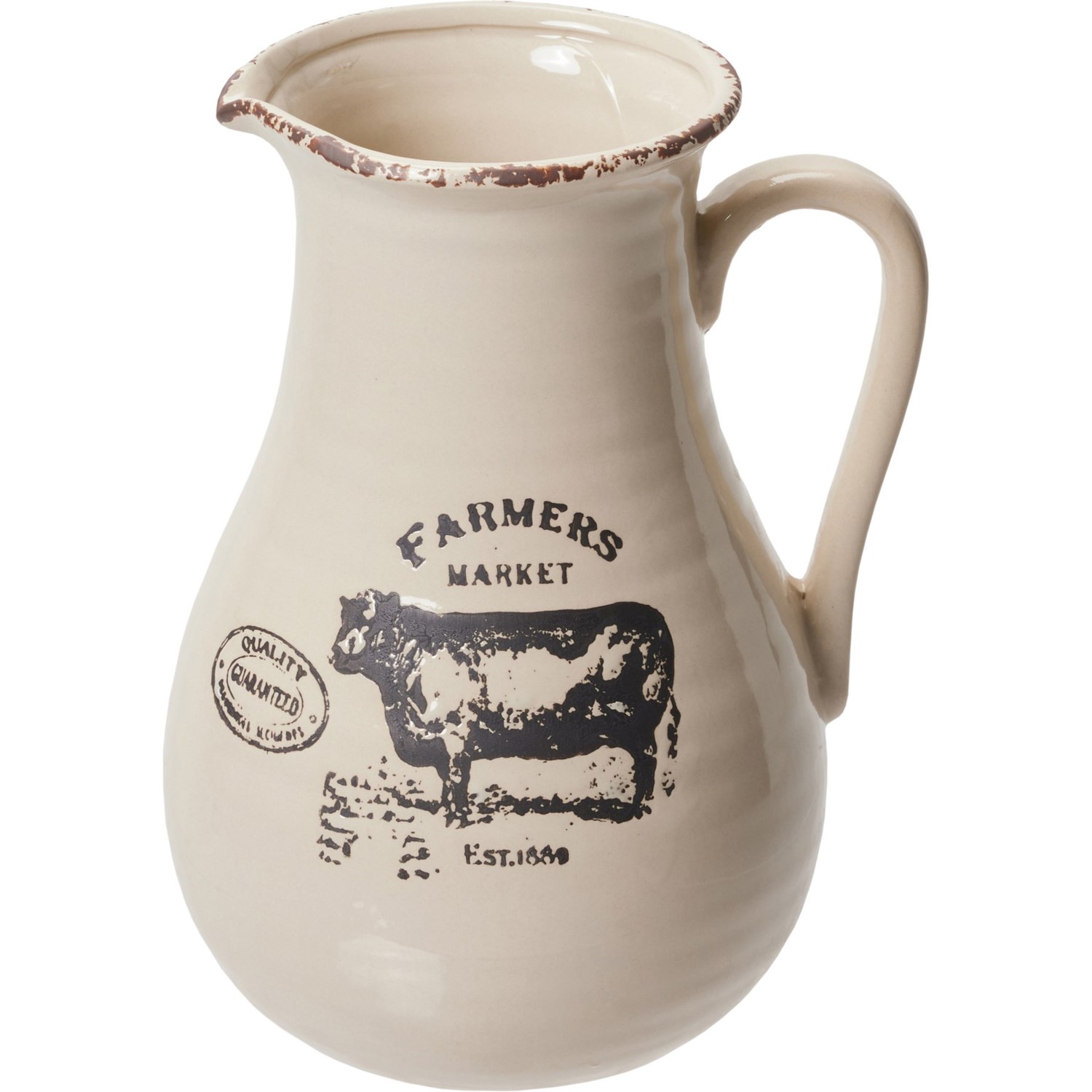 AUBURN HOME Ceramic Vase - 12x9” - Save 40%