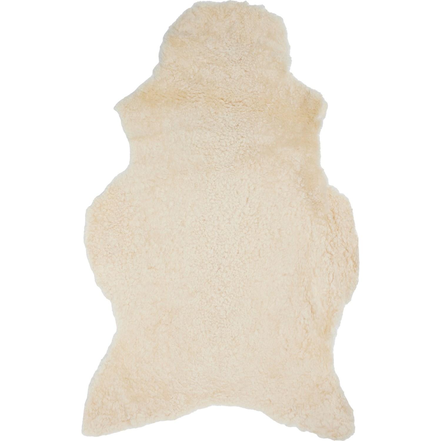 Auskin Curly Sheepskin Pelt Rug - 2x3’ - Save 38%