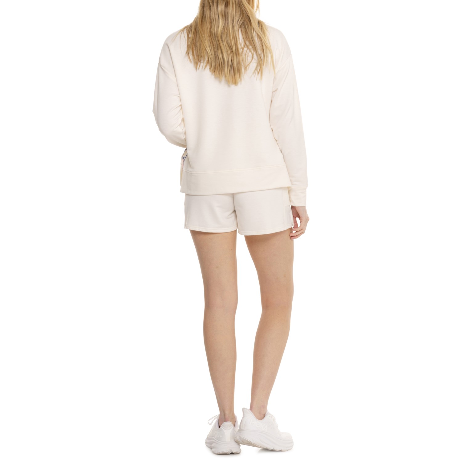 Balance Collection Gardenia Gloria Embroidered Sweatshirt and Shorts ...