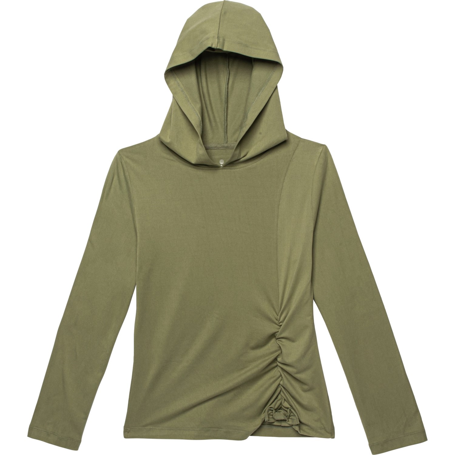 Balance Collection Side-Ruched Hoodie (For Big Girls) - Save 54%