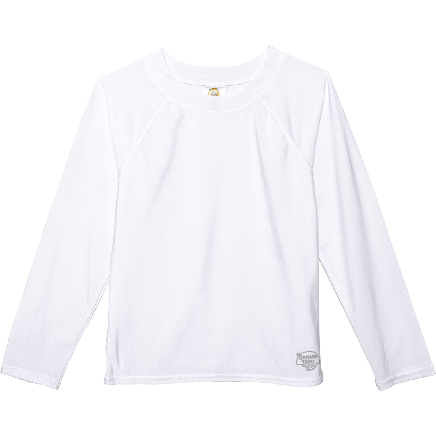 Banana Boat White Rash Guard (For Big Girls) - Save 53%