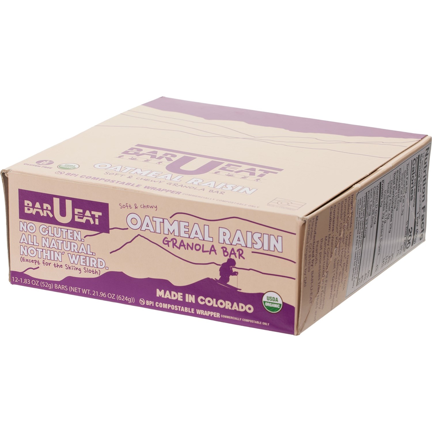 BAR U EAT Oatmeal Raisin Granola Bars - 12-Count - Save 47%