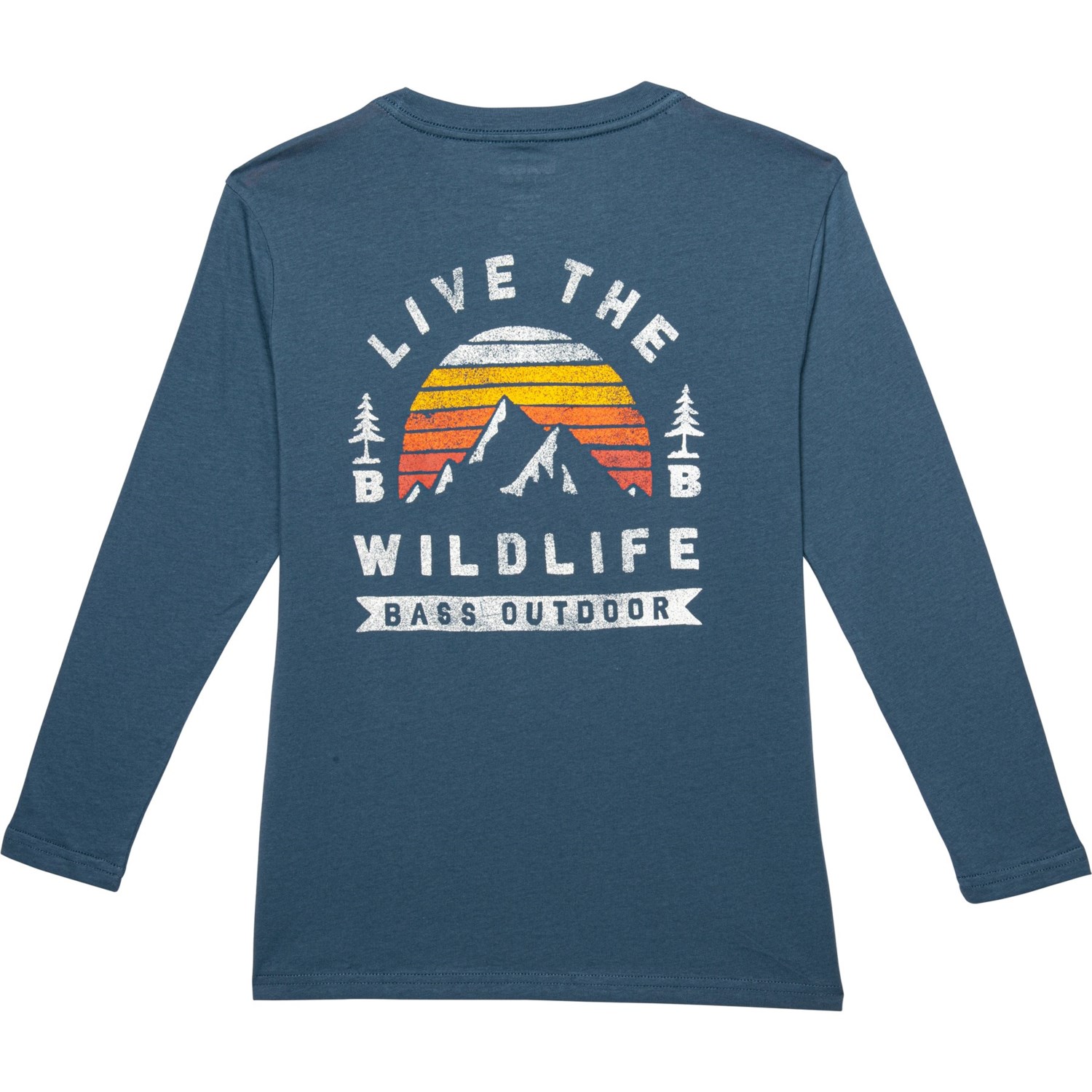 Bass Outdoor Big Boys Back Hit Graphic T-Shirt - Long Sleeve - Save 42%