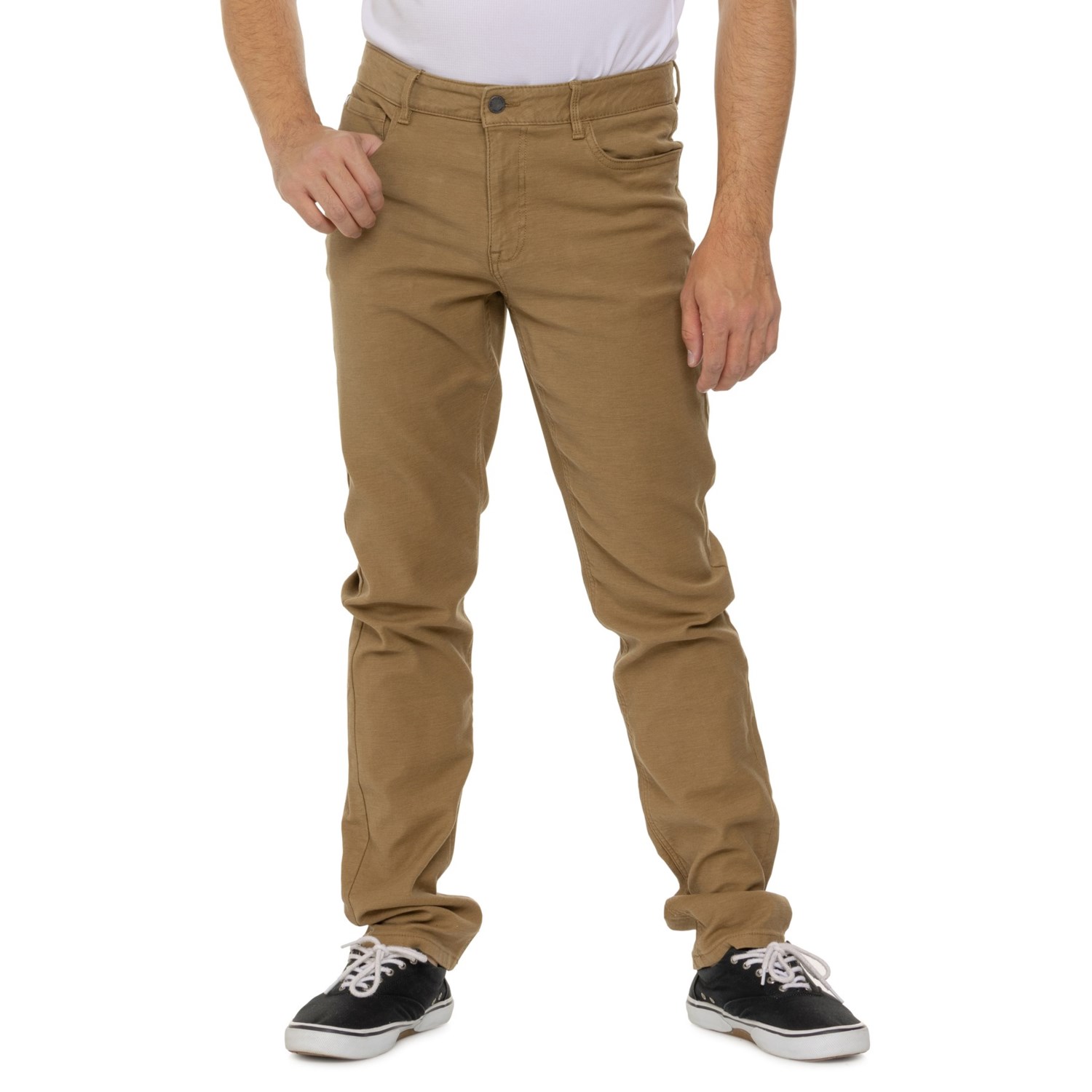 Ben Sherman Stretch Twill Loop Back Terry Pants - Save 81%