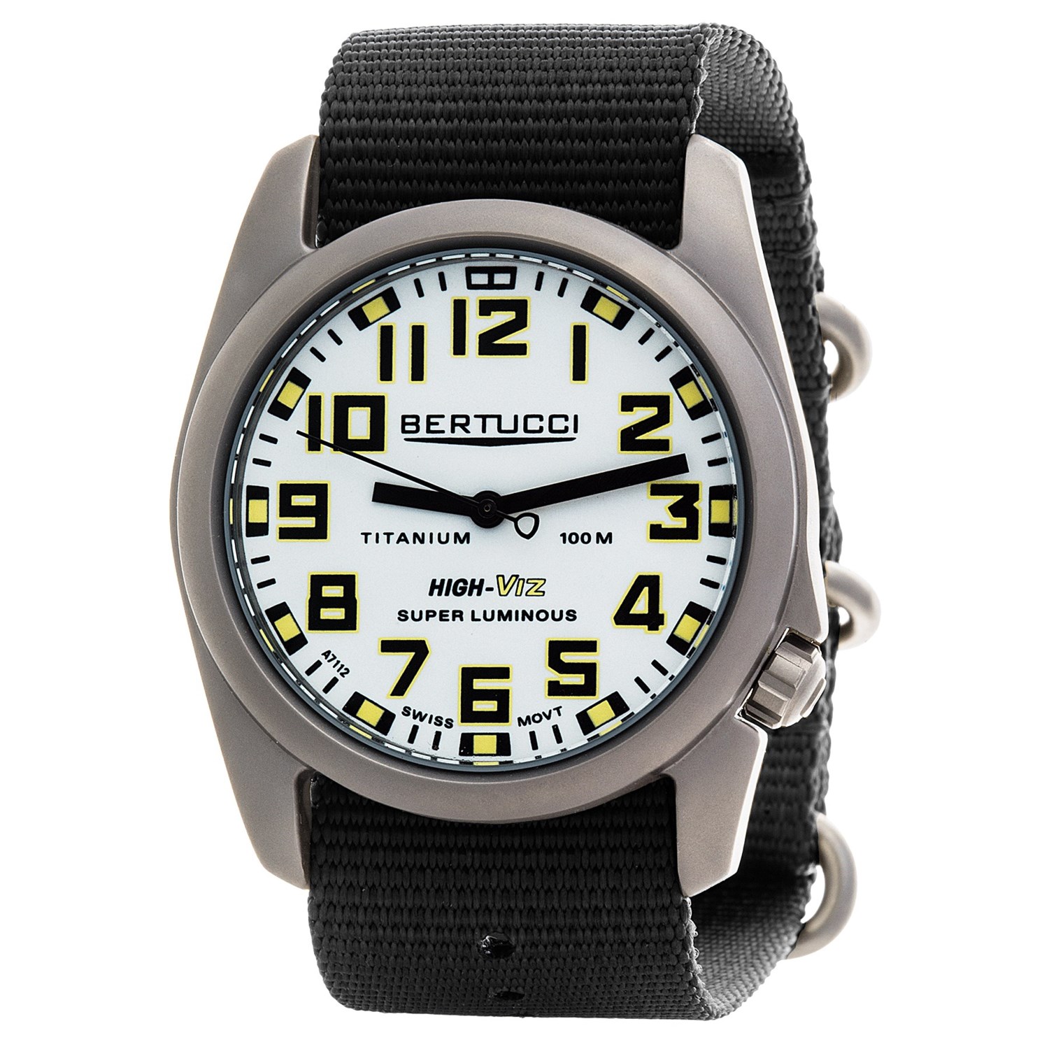 Bertucci A-4T High-Viz Super Luminous Field Watch (For Men) - Save 50%