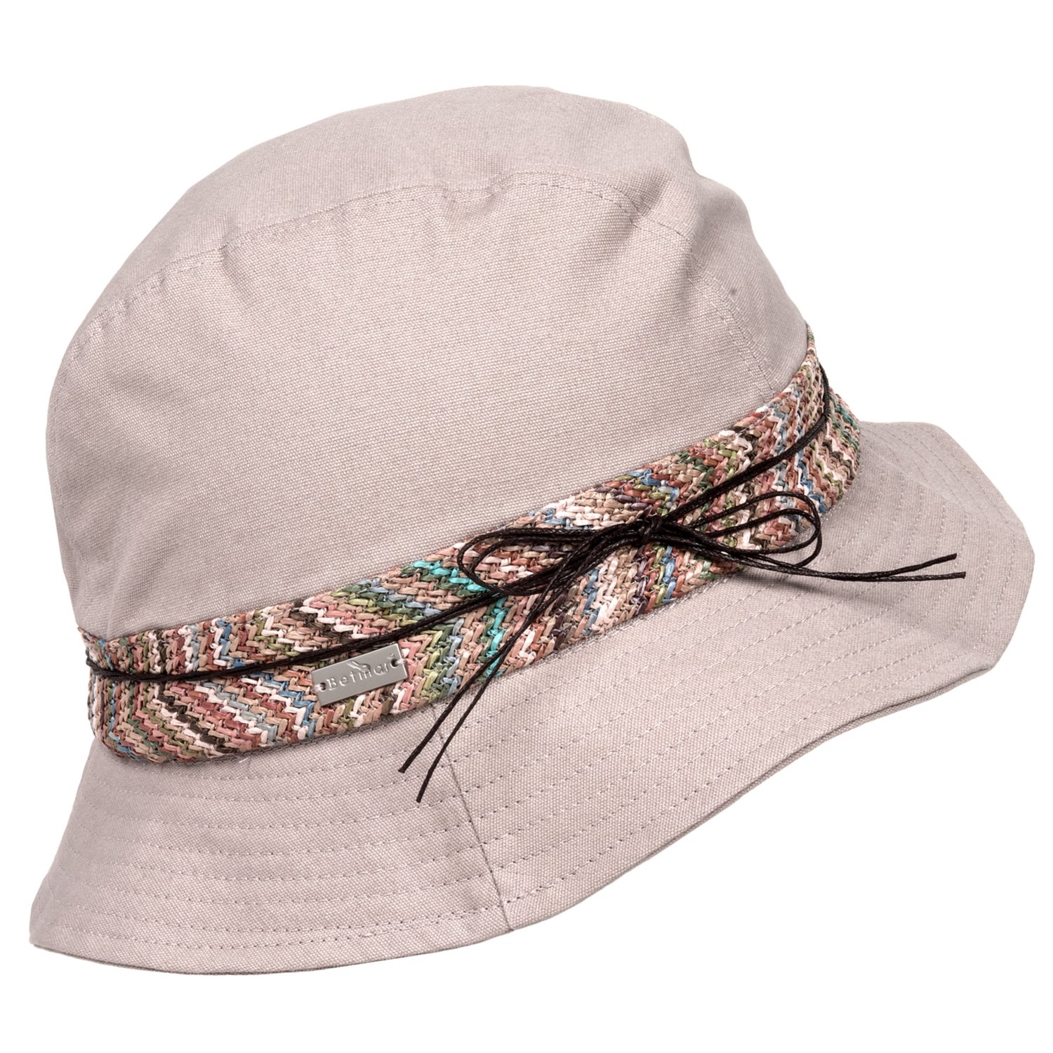 Betmar Chloe Fedora Bucket Hat - Cotton (For Women) in Natural