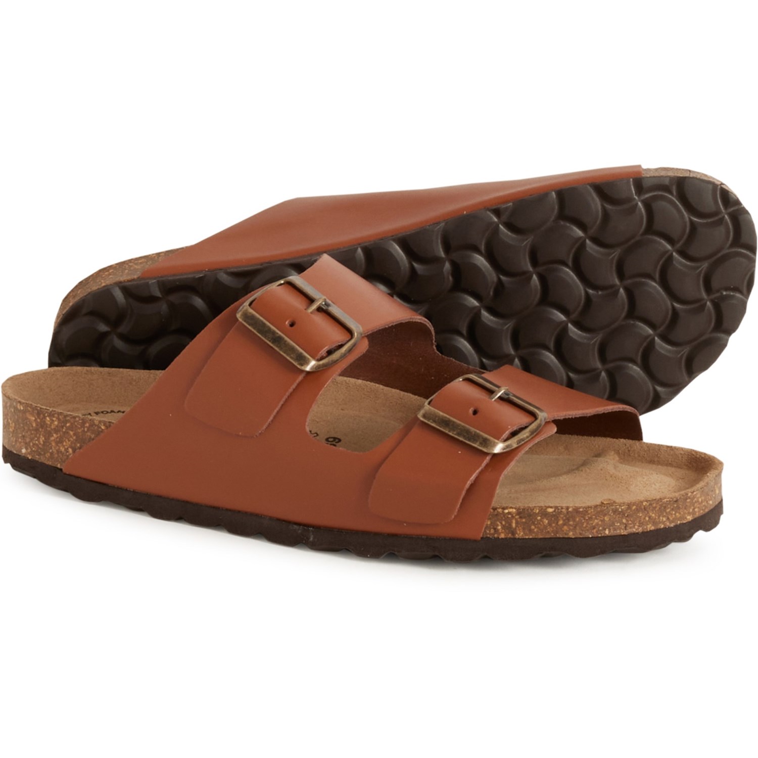 BIO GREEN Made in Spain 2-Band Buckle Sandals (For Men) - Save 33%