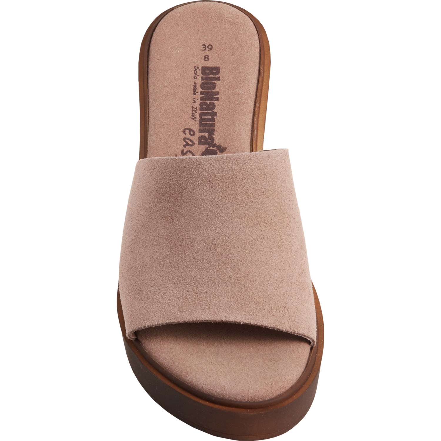 Bio Natura Made in Italy Platform Heel Slides (For Women) - Save 41%