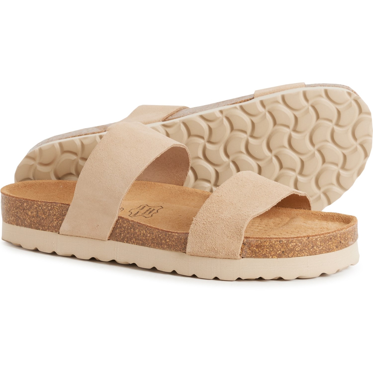 BIO STEP Made in Spain Double-Band Flatform Slide Sandals (For Women ...