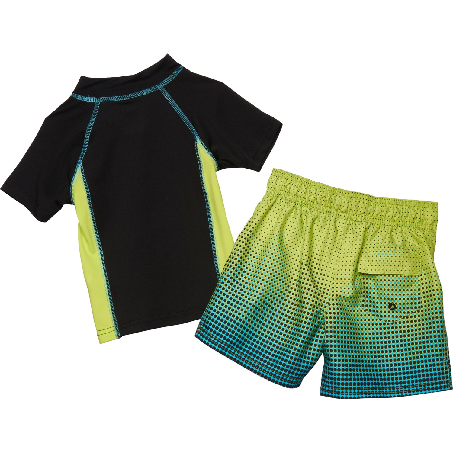 Body Glove Neon Rash Guard and Swim Trunks Set (For Toddler Boys ...