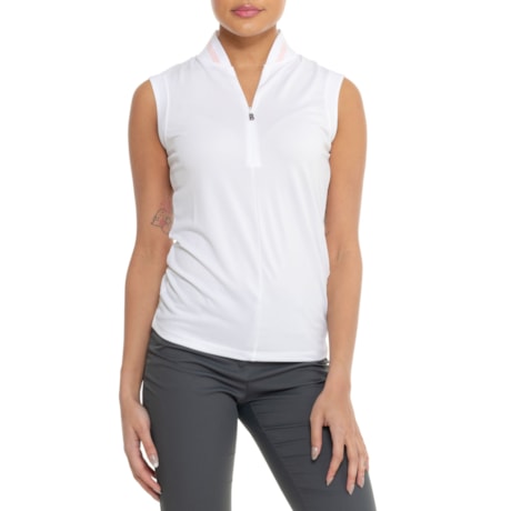 Bogner Eva Shirt - Zip Neck, Sleeveless - Save 71%