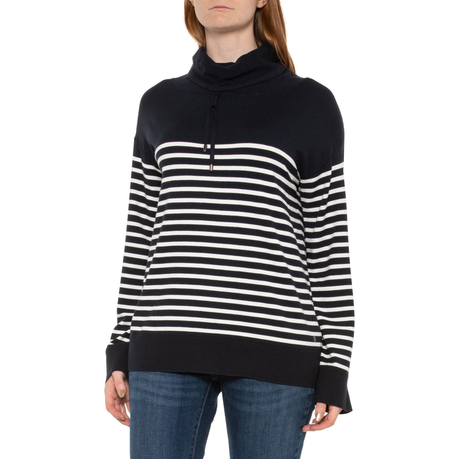 Bogner Sadia Cowl Neck Knit Shirt - Long Sleeve - Save 67%