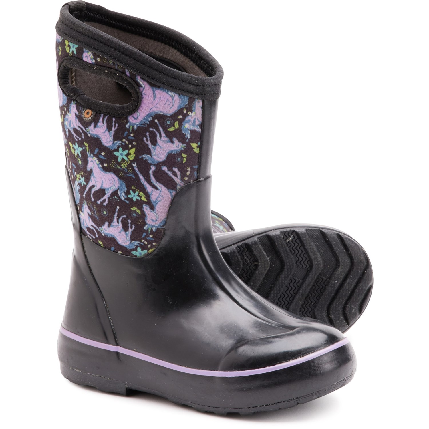 Bogs Footwear Boys Classic II Unicorn Boots - Waterproof, Insulated ...