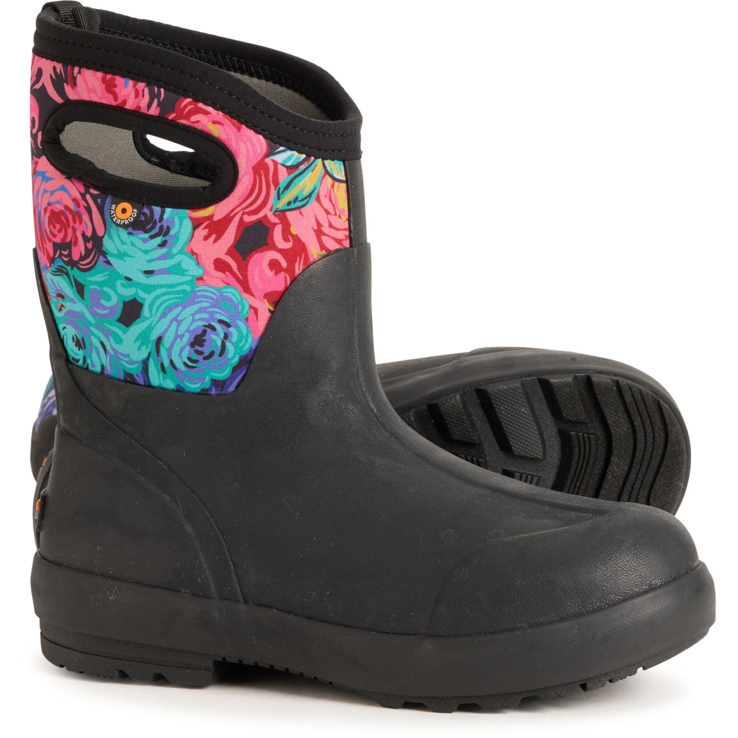 Bogs Footwear Classic II Mid Rose Garden Farm Boots (For Women) - Save 50%