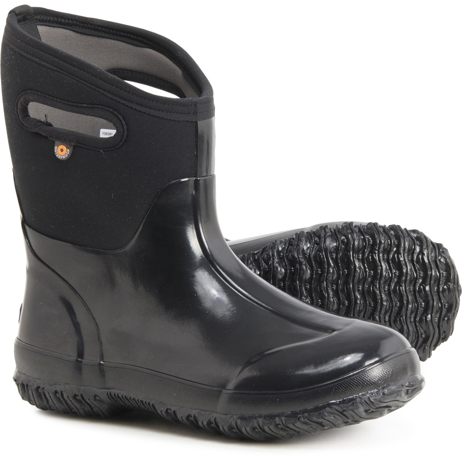 Bogs Footwear Classic Mid Handle Shiny Boots (For Women) - Save 37%