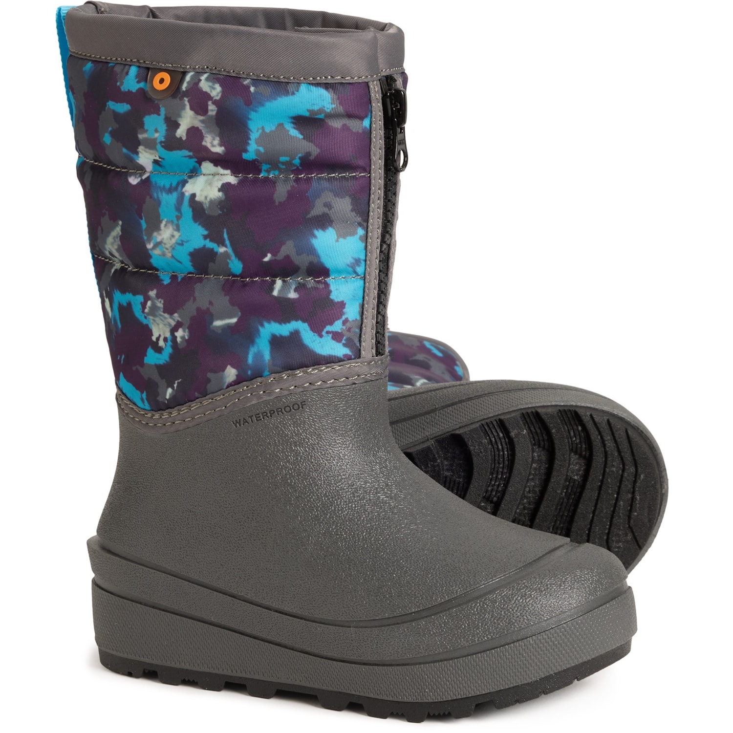 Bogs Footwear Girls Snow Shell Zip Pac Boots - Waterproof, Insulated ...