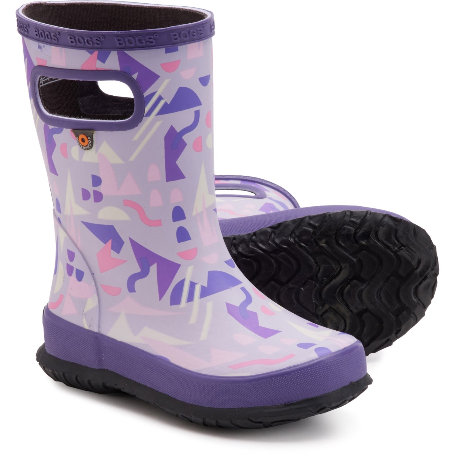 Bogs Footwear Girls Sparse Geo Skipper Rain Boots - Save 57%