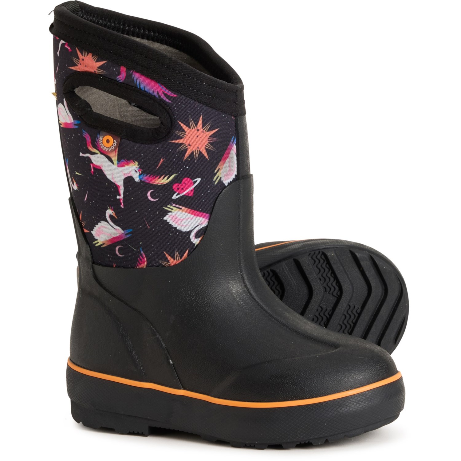 Bogs Footwear Toddler Girls Classic II Rain Boots - Waterproof ...