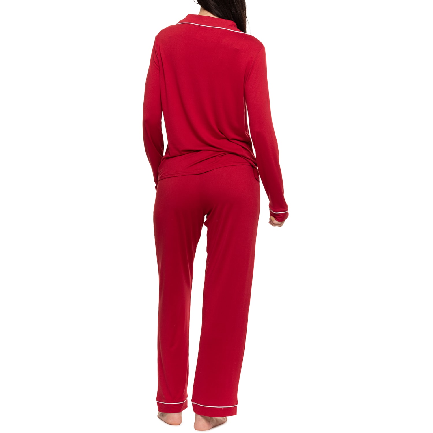 Born Holiday Notch Collar Pajamas - Long Sleeve - Save 50%