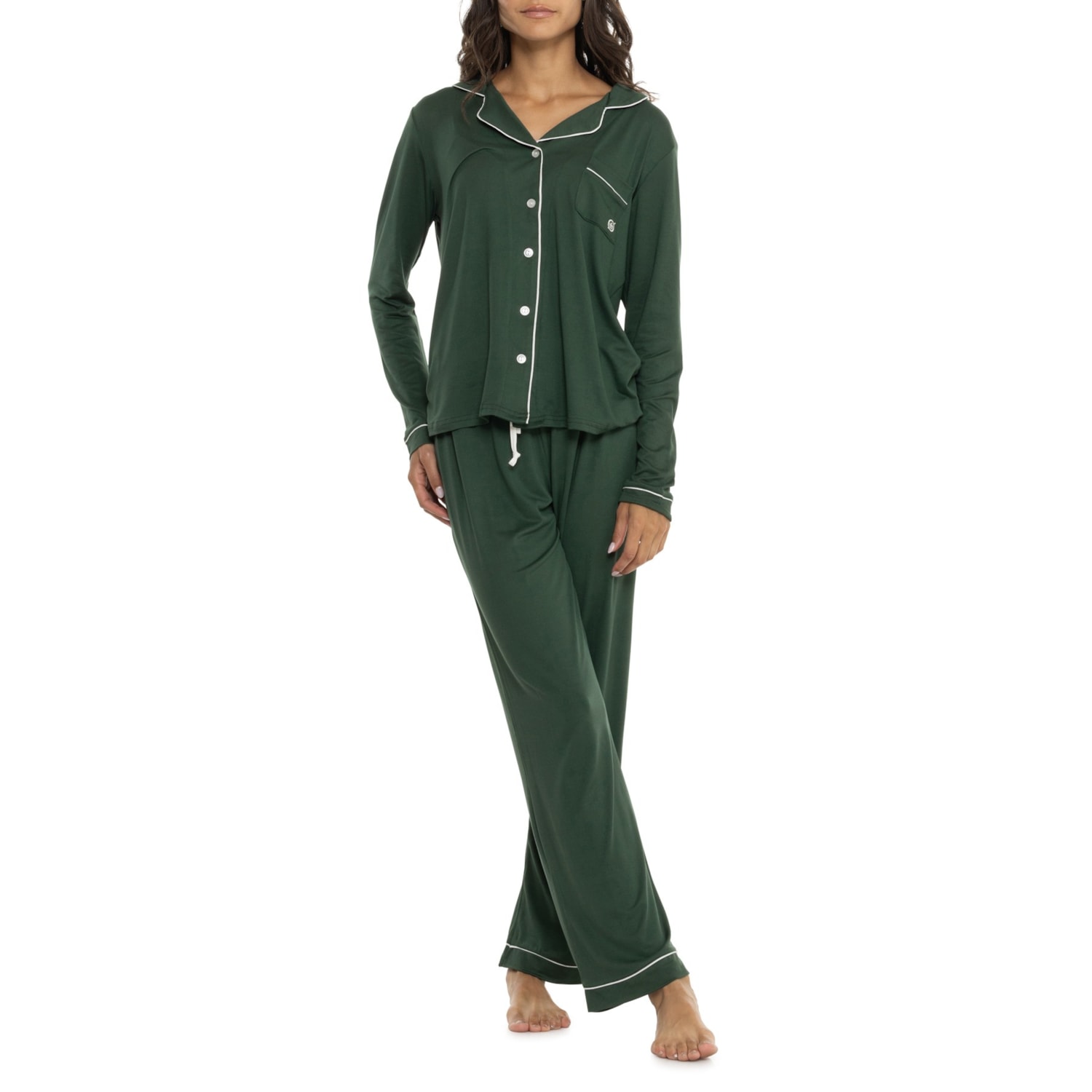 Born Notch Collar Pajamas - Long Sleeve - Save 50%