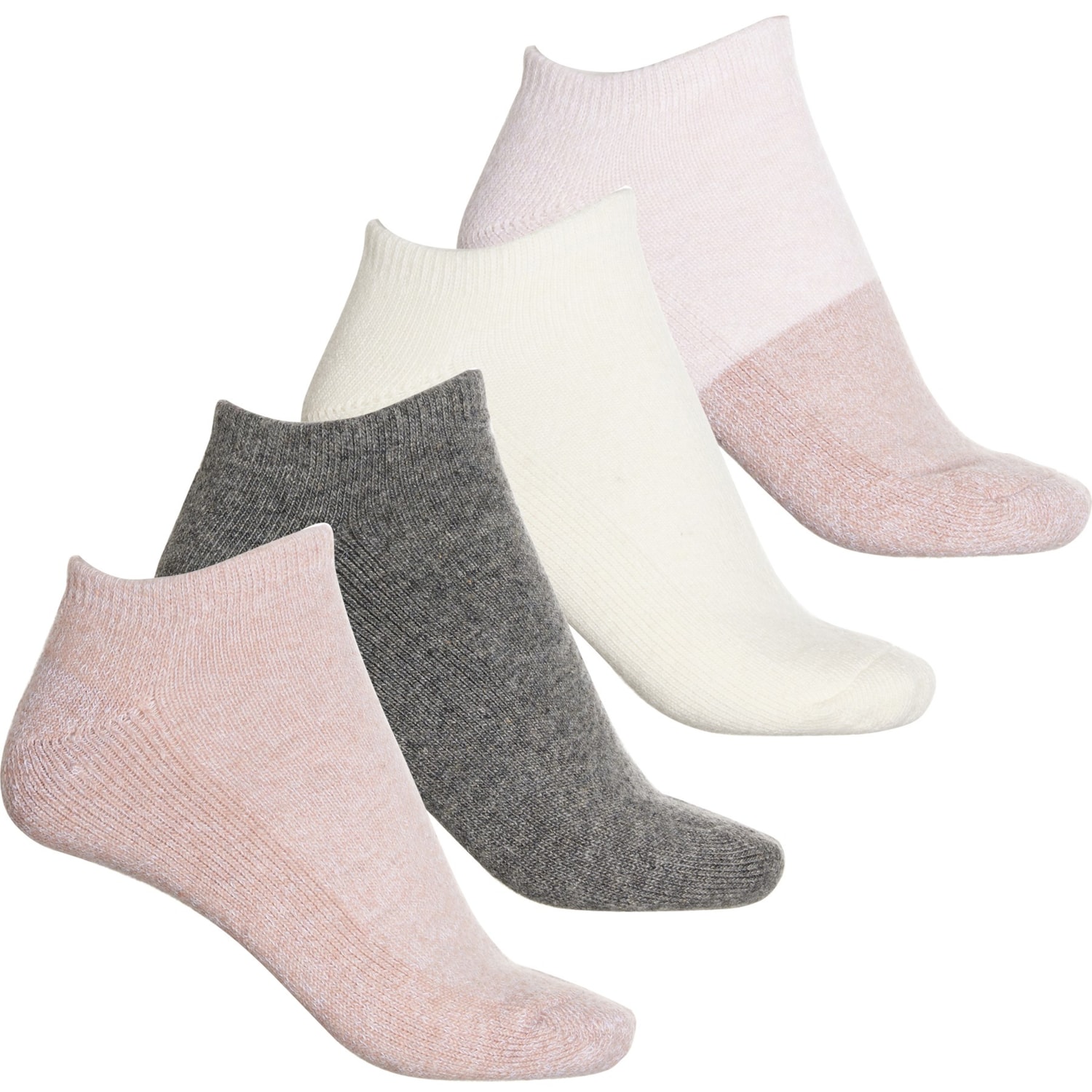 BORN OUTDOORS Color-Block Half Cushion No-Show Socks (For Women) - Save 42%