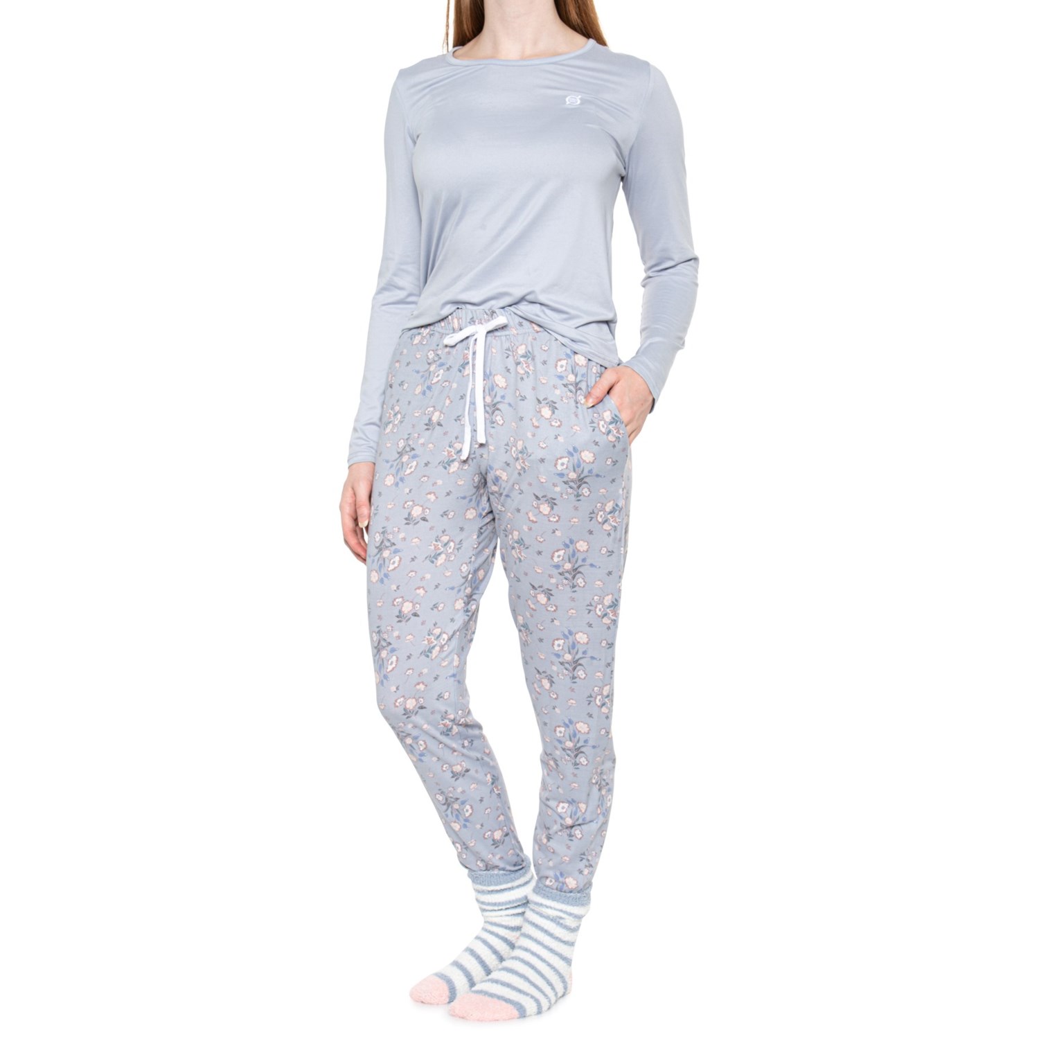 Born Yummy Pajamas and Cozy Socks Gift Set (For Women) - Save 52%
